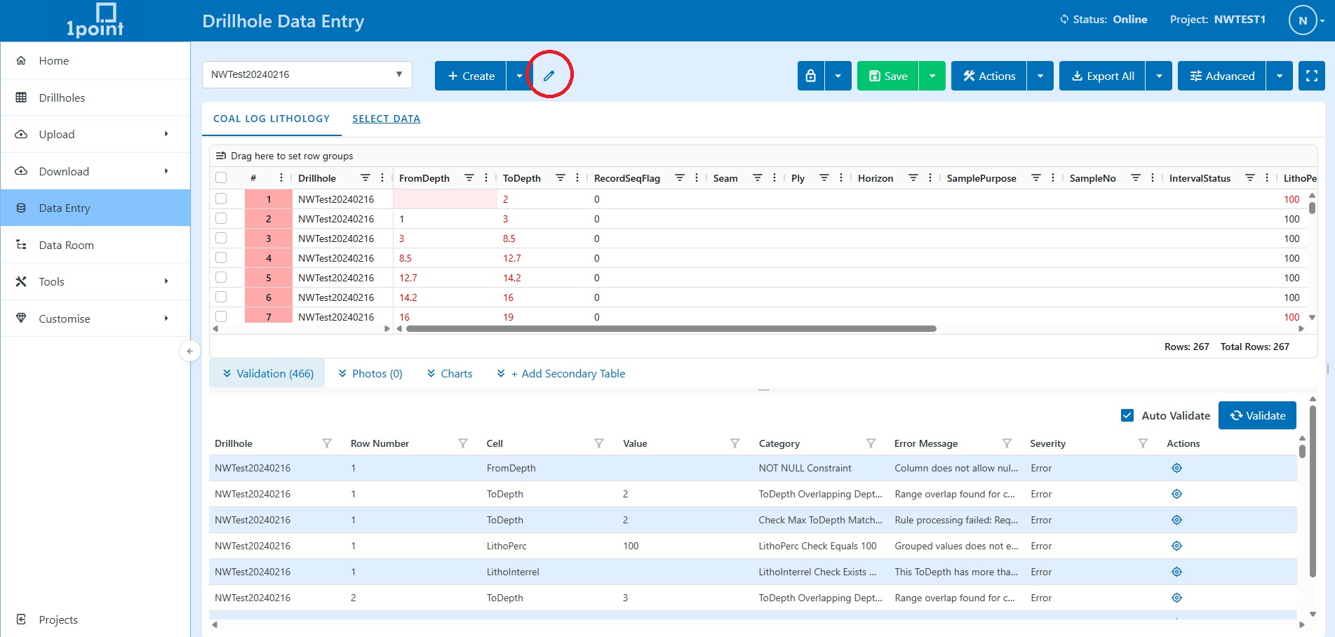 New in 1point: Calculated Columns, Faster Data Entry & More - Flout ...